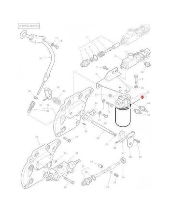 Massey Ferguson Hydraulic Filter - 3595175M1 | OEM | Massey Ferguson ...