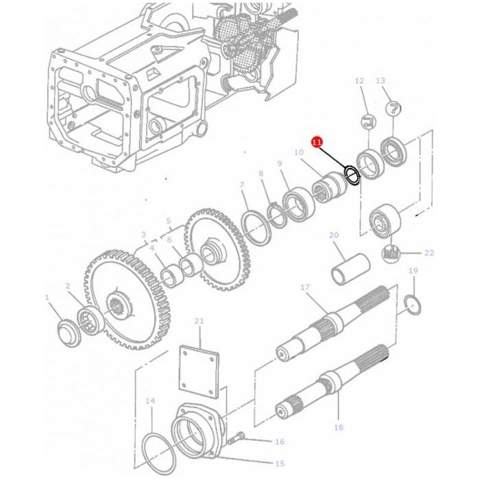Massey Ferguson PTO O Ring - 377832X1 | OEM | Massey Ferguson parts ...