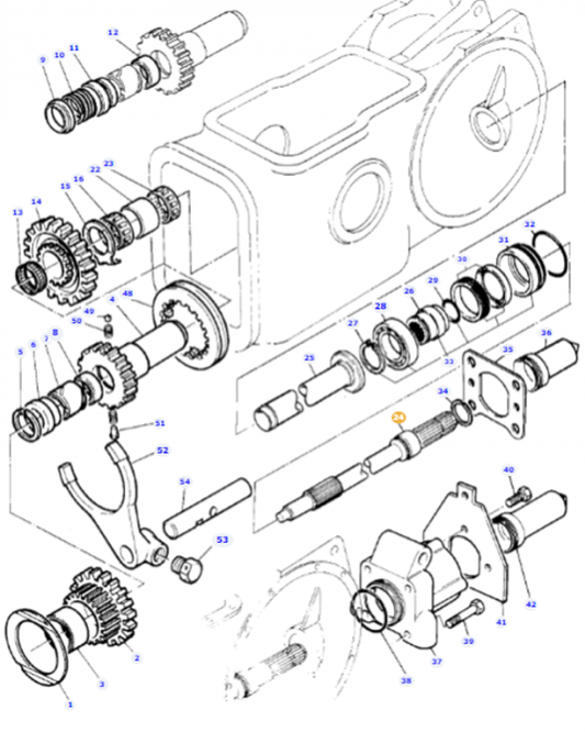 Massey Ferguson PTO Shaft - 3614609M2 | OEM | Massey Ferguson parts ...