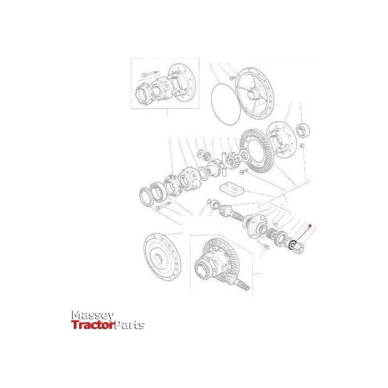 Massey Ferguson Washer Differential - 180455M1 | OEM | Massey Ferguson ...